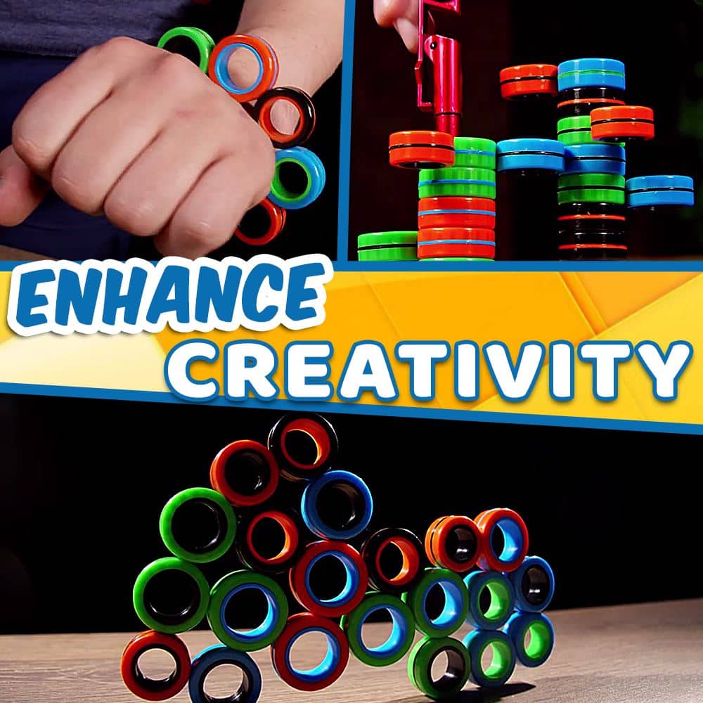 Twiddle Magnetic Spinning Rings - Dzordz Shop