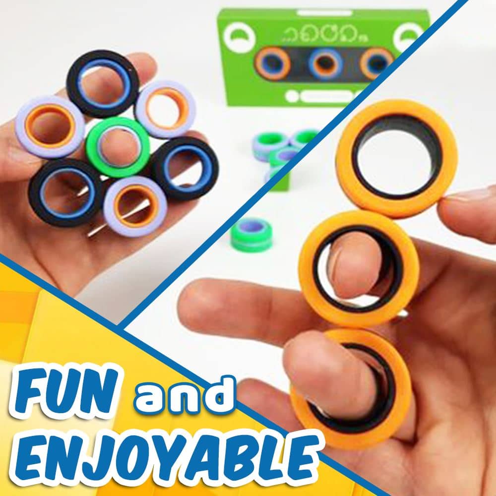 Twiddle Magnetic Spinning Rings - Dzordz Shop