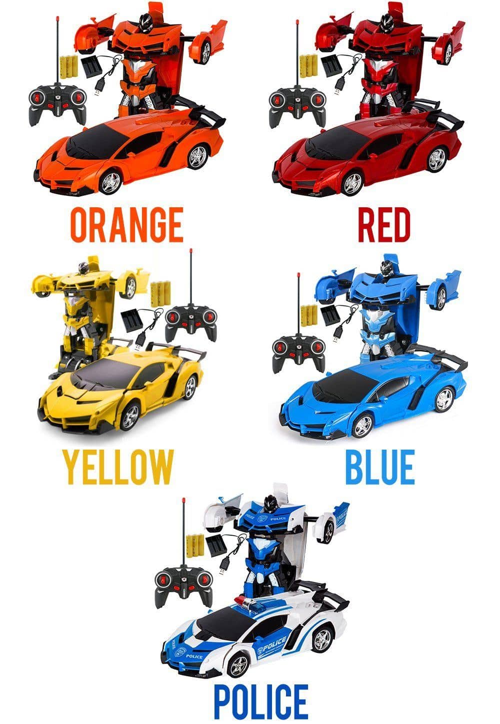 Transforming RC Car Robot - Dzordz Shop