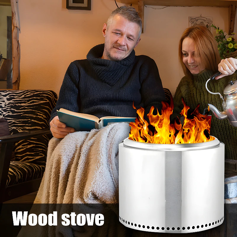 Stainless Steel Outdoor Smokeless Stove - Dzordz Shop
