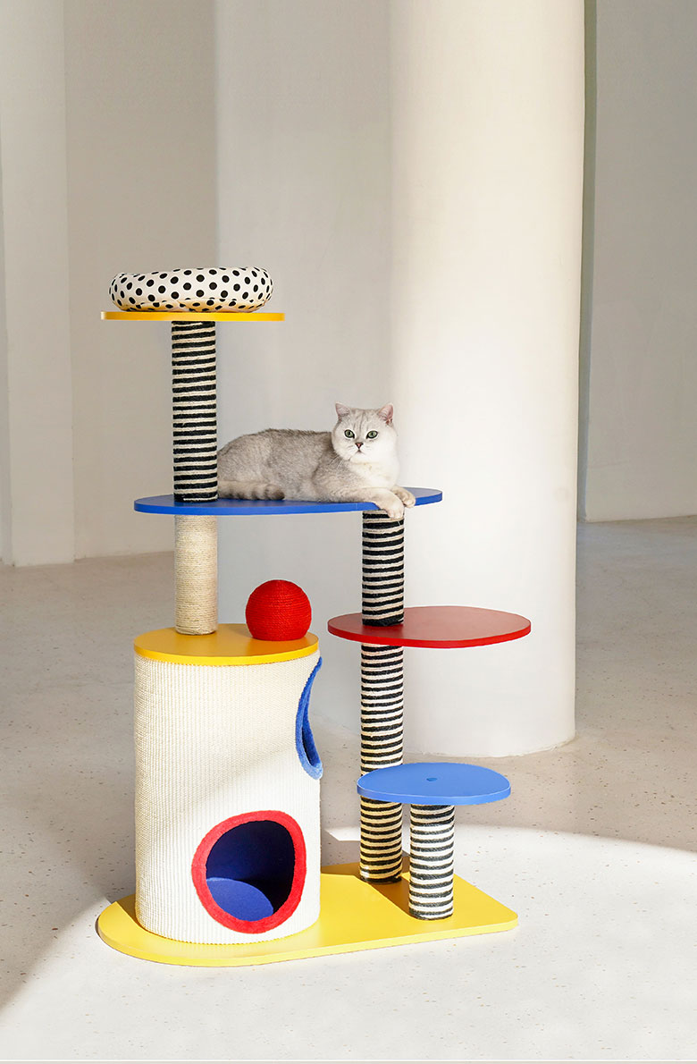 Memphis Design Style Cat Tree - Dzordz Shop